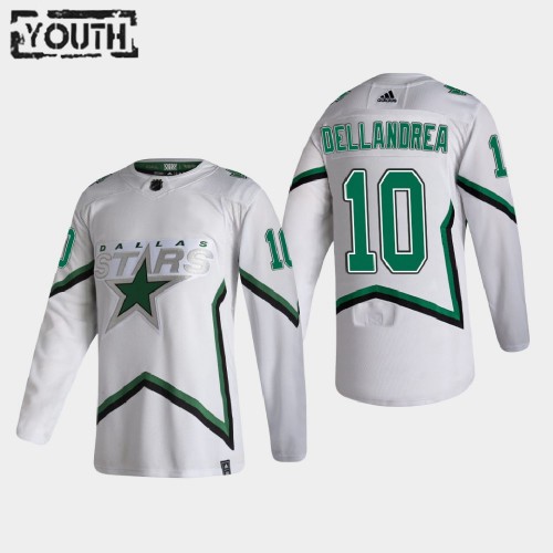 Barn Ishockey Dallas Stars tröja Ty Dellandrea 10 2020-21 Reverse Retro ...